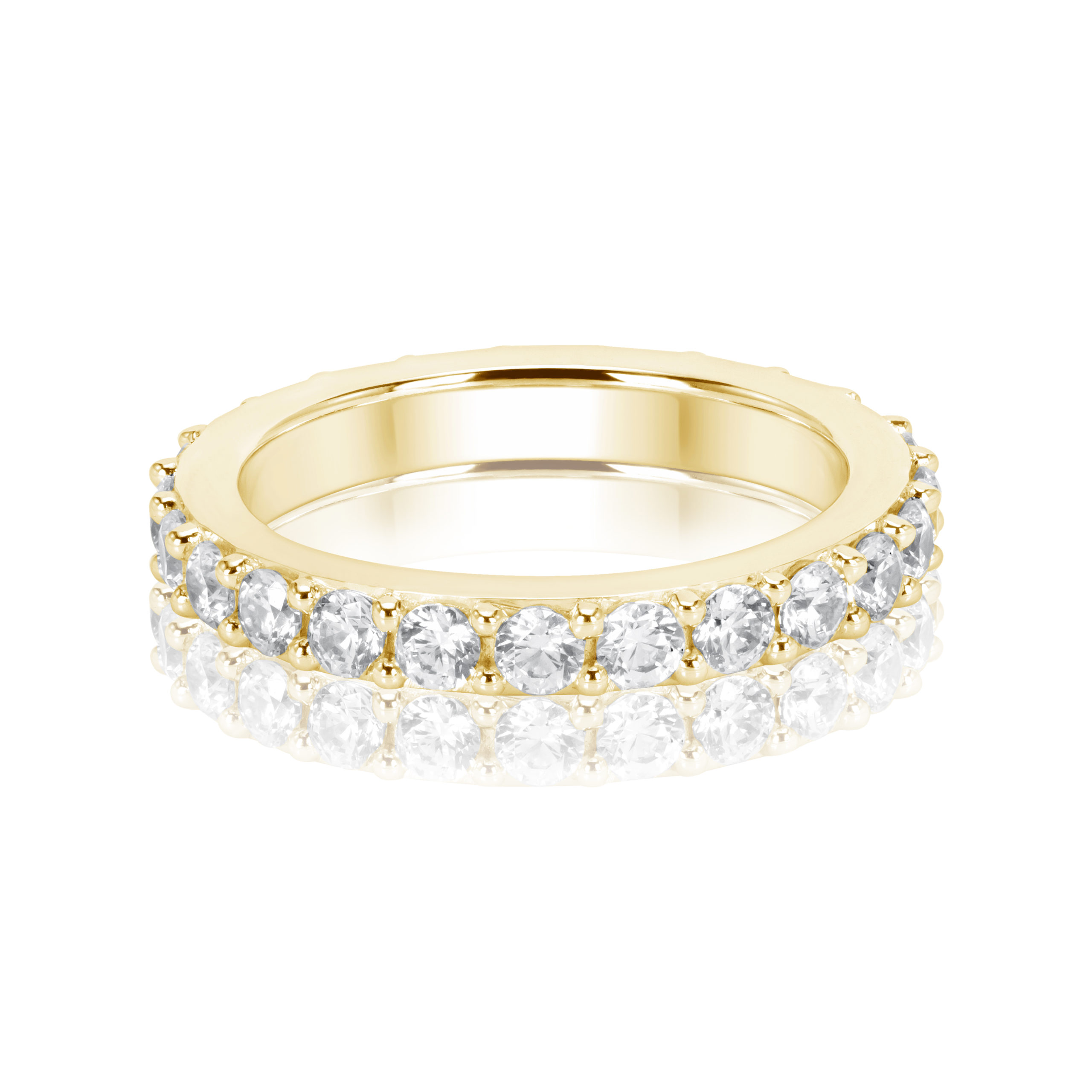 Eternity Ring Gelbgold Korn Fassung 750 - Rieder Uhren Schmuck